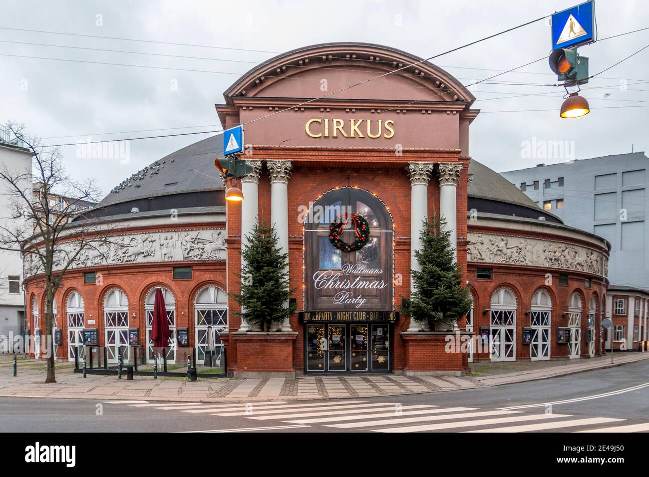 copenhagen, Denmark - 12 Dec 2020: The circus building on Axeltorv in ...