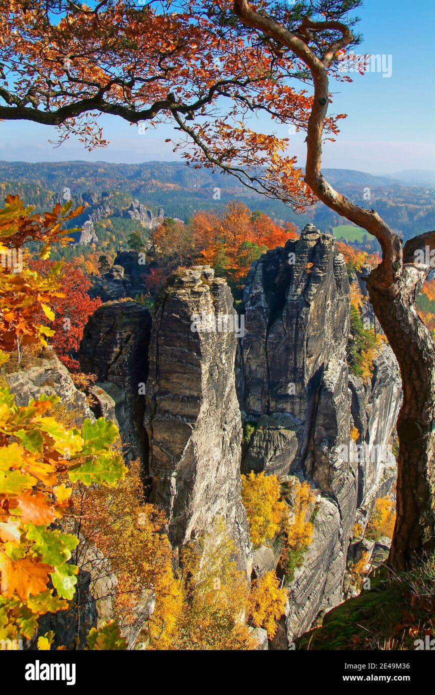 Bastei rocks hi-res stock photography and images - Alamy