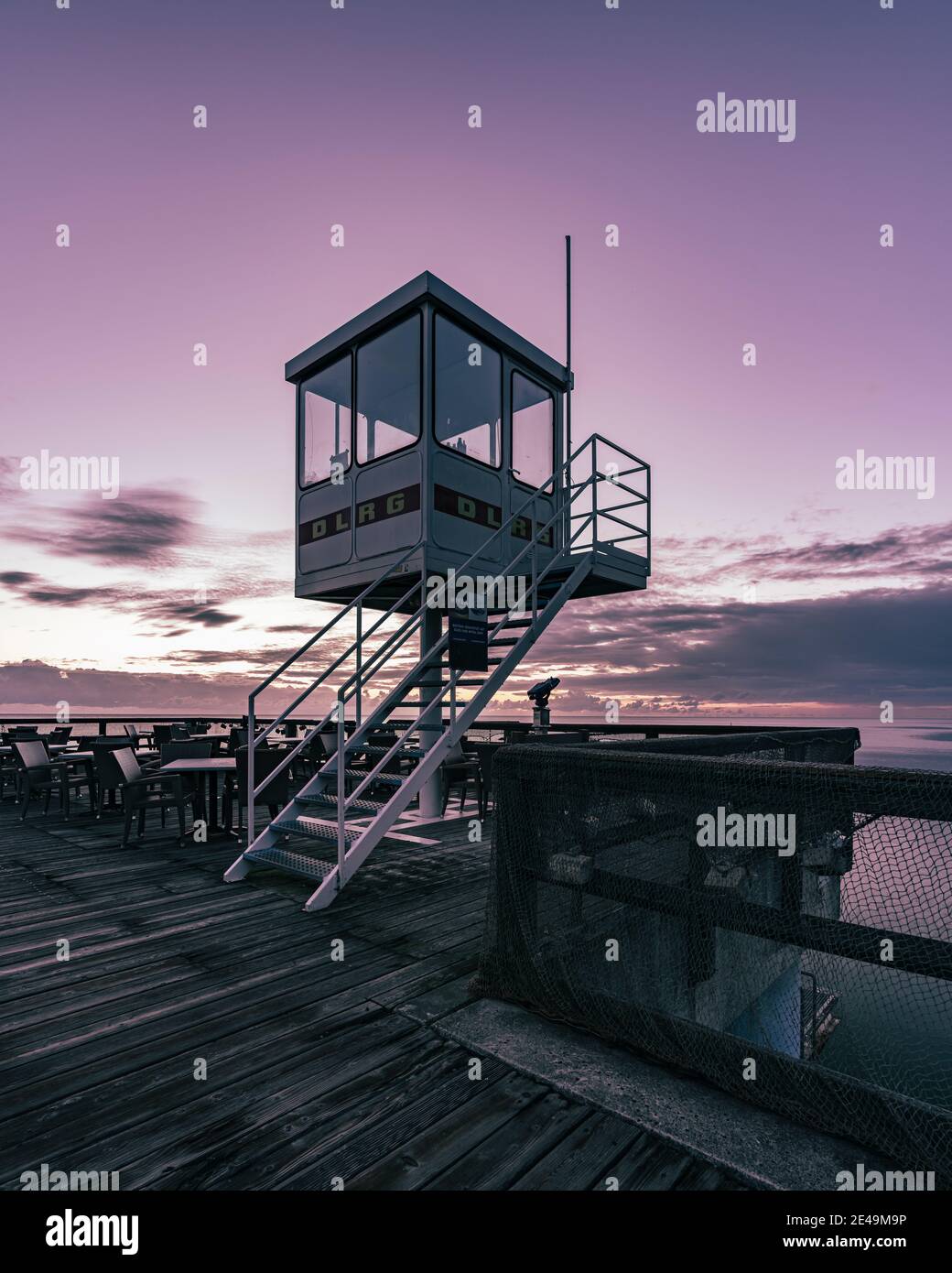 Dlrg tower at the baltic sea hi-res stock photography and images - Alamy