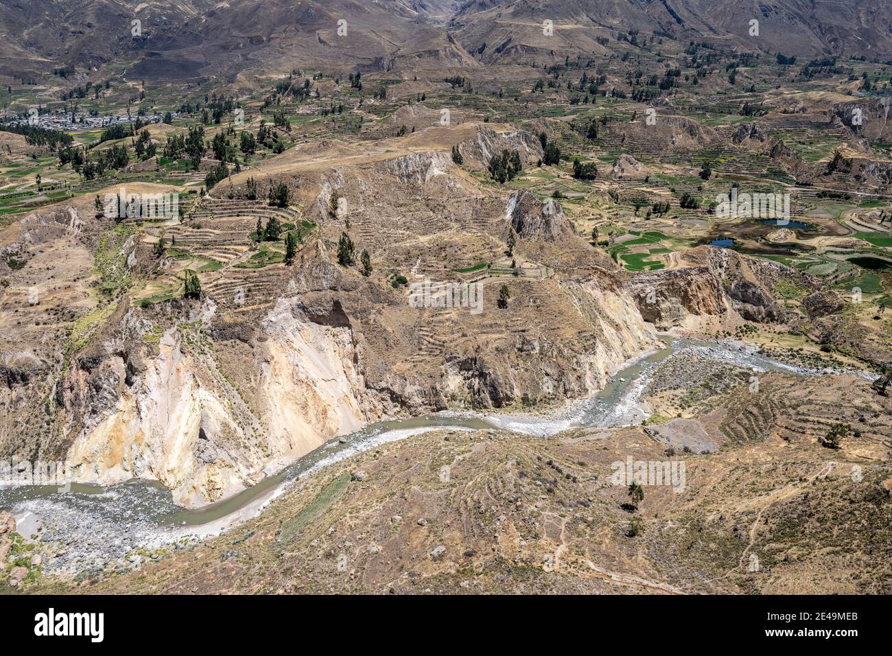 Colca River in the Peruvian Andes Stock Photo - Alamy