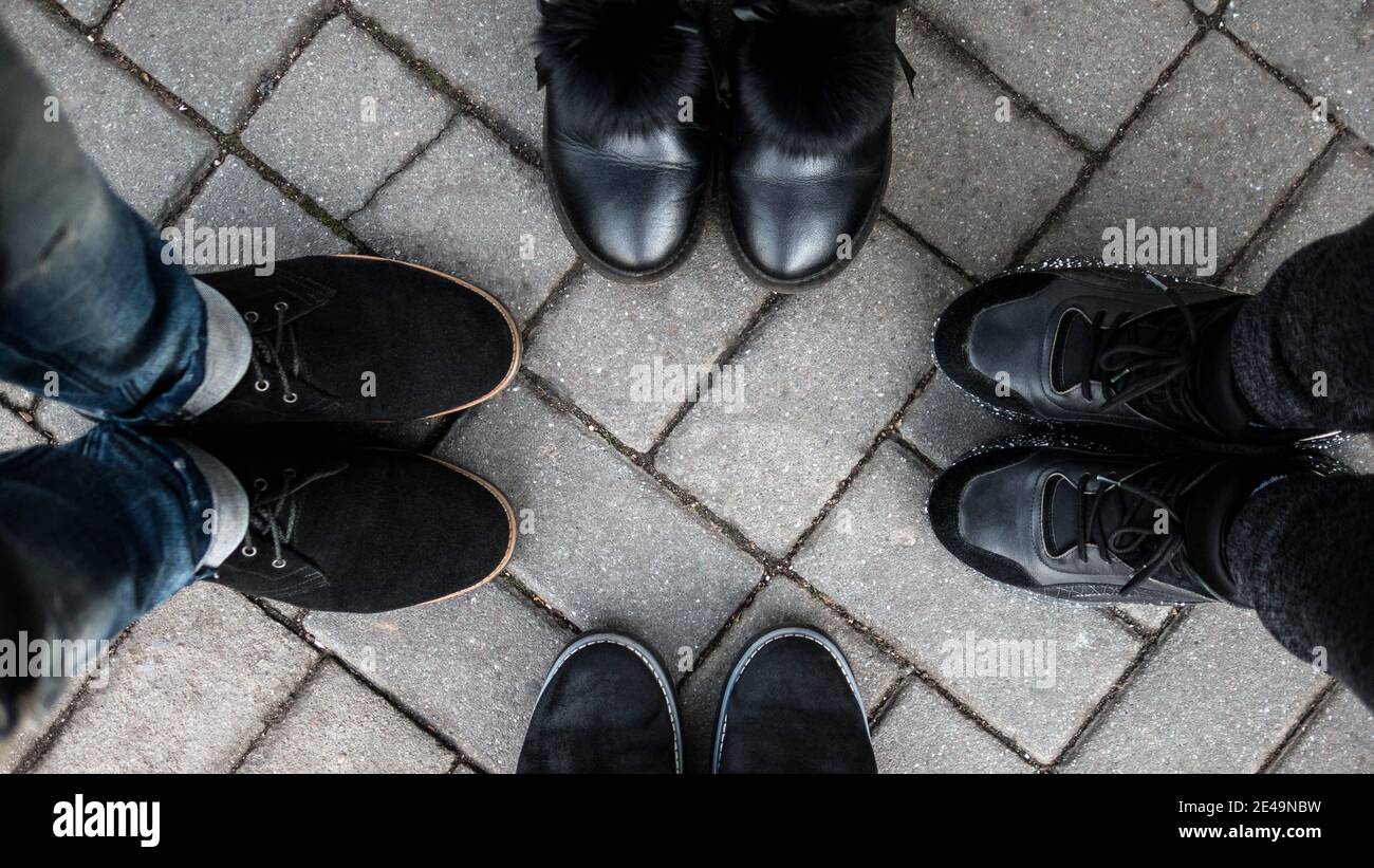 Friends Shoes In A Circle