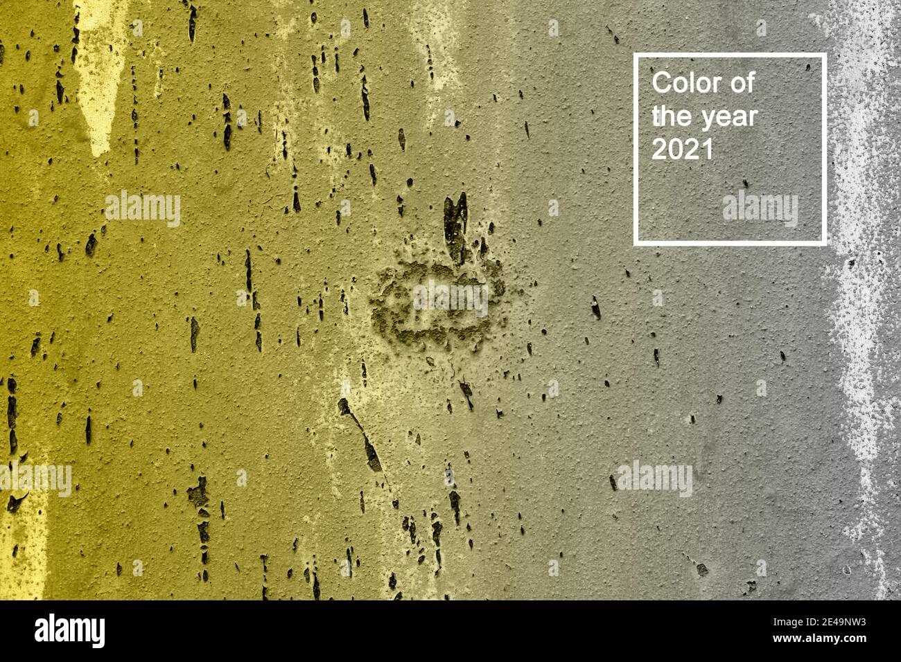 Corroded metal background. Rusted painted metal wall corrosion with ...
