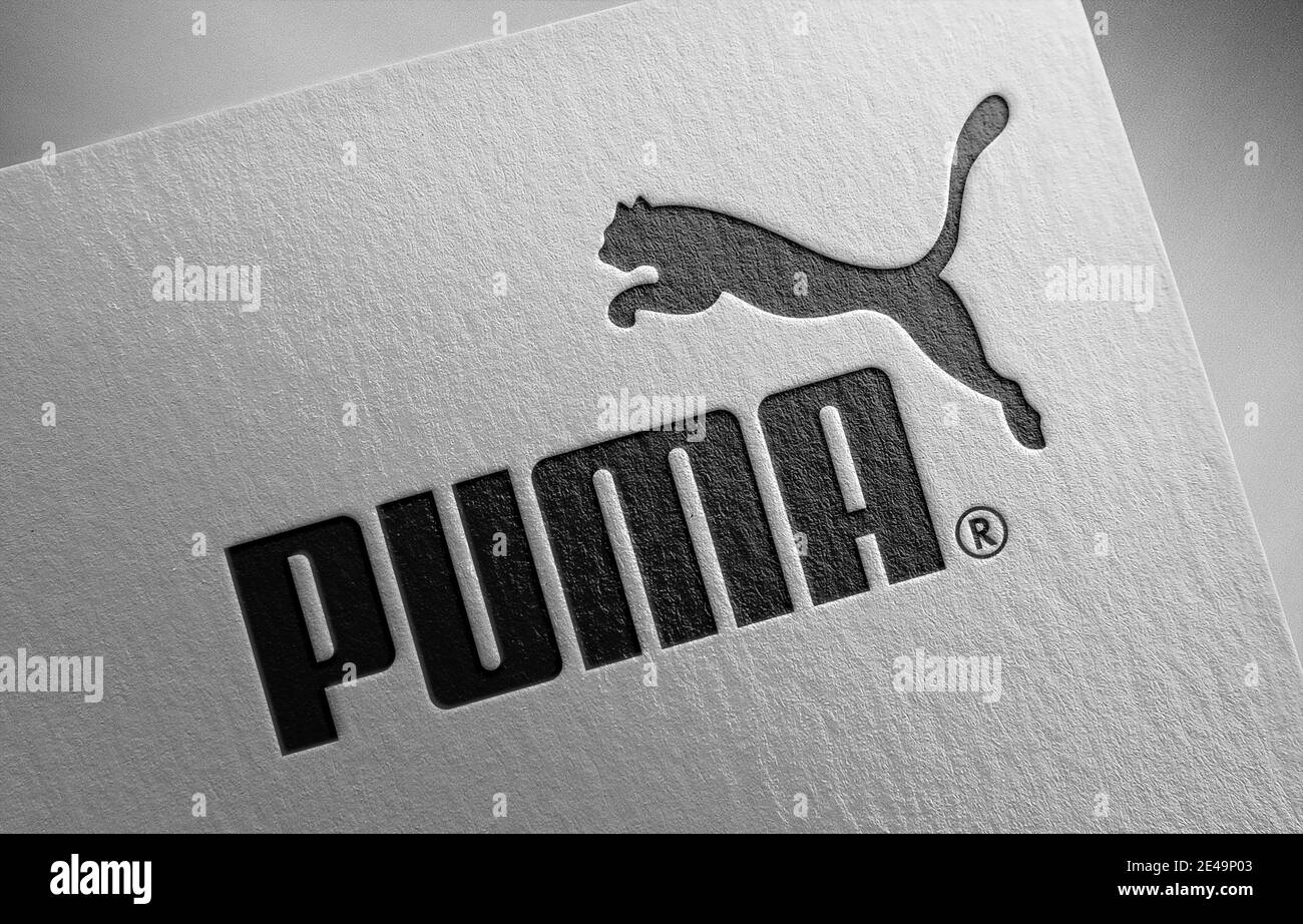 logo on paper Stock Photo - Alamy
