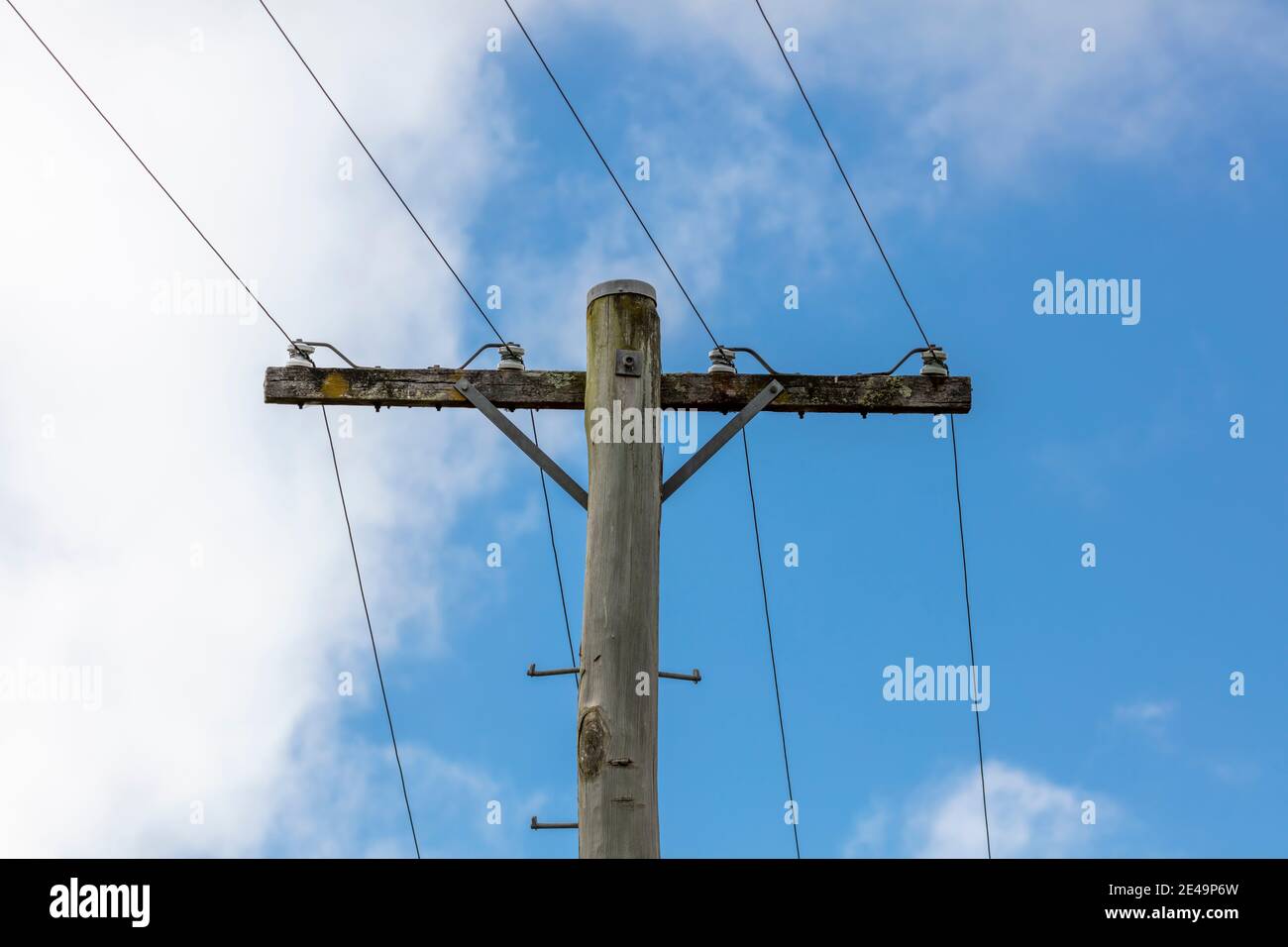 Wooden Telephone Pole High Resolution Stock Photography and Images - Alamy
