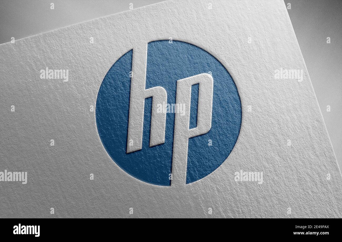 logo on paper Stock Photo - Alamy
