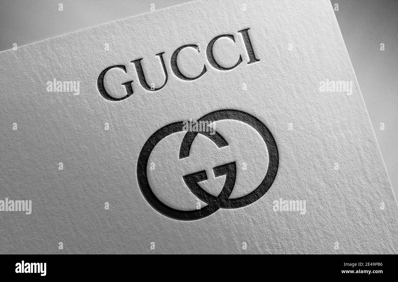 Gucci logo hi-res stock photography and images - Alamy