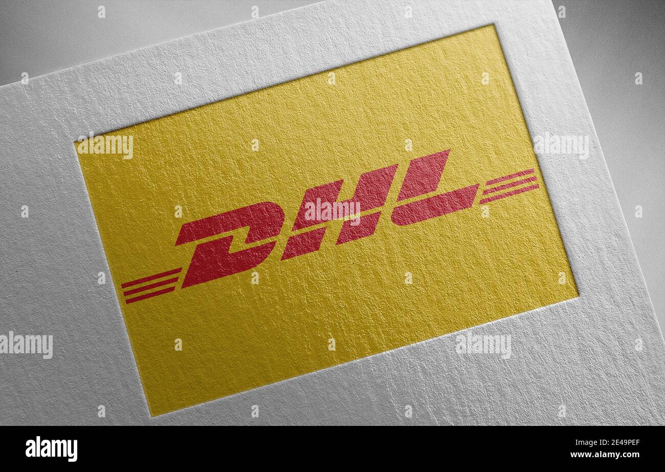 Dhl logo hi-res stock photography and images - Alamy