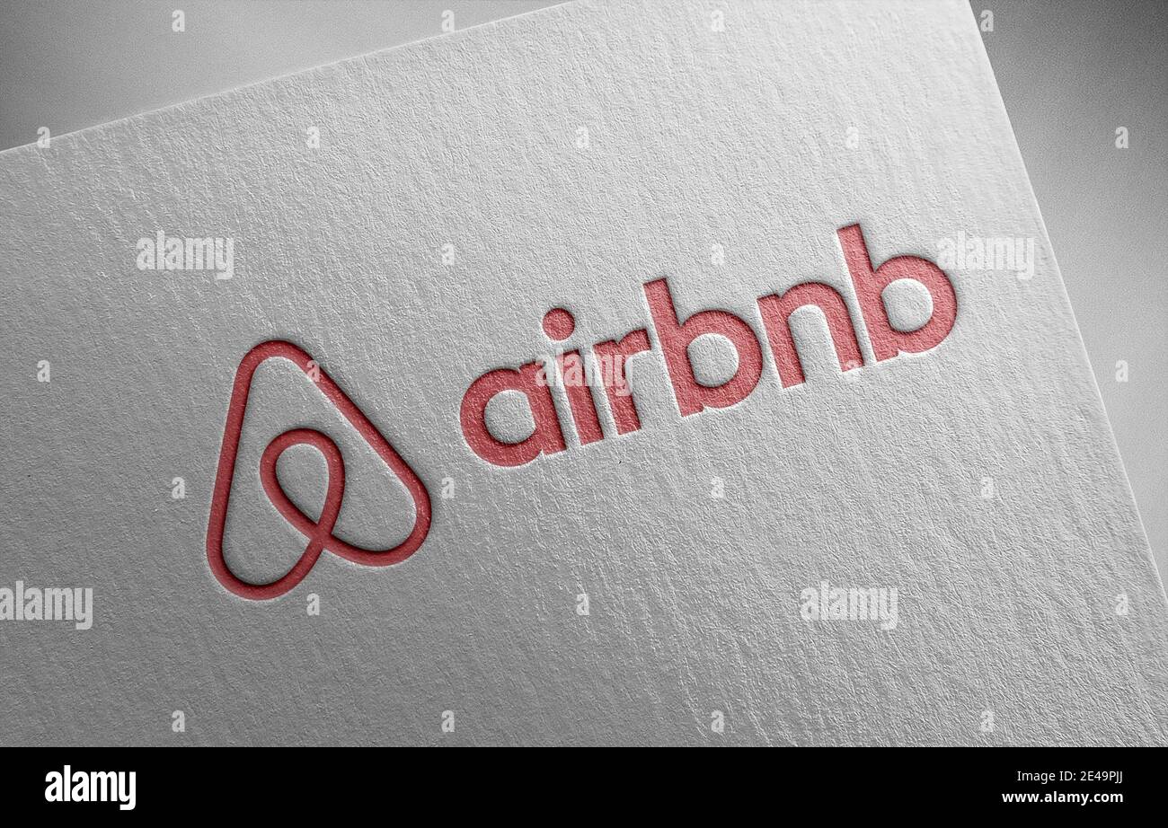 Airbnb logo hi-res stock photography and images - Alamy
