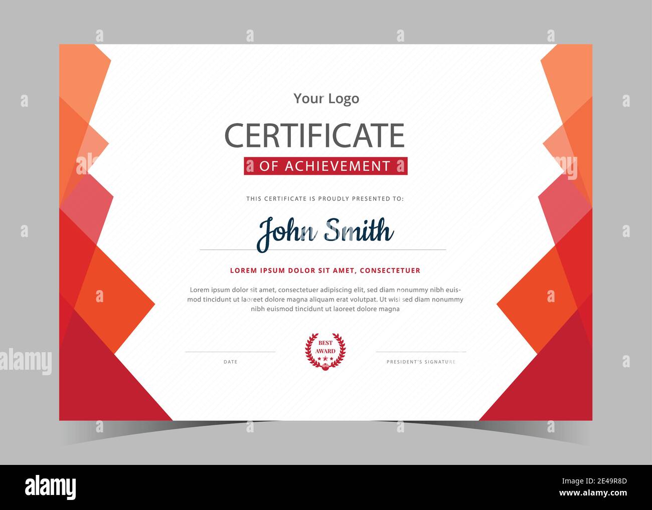 Corporate Certificate Template Corporate Certificate Template