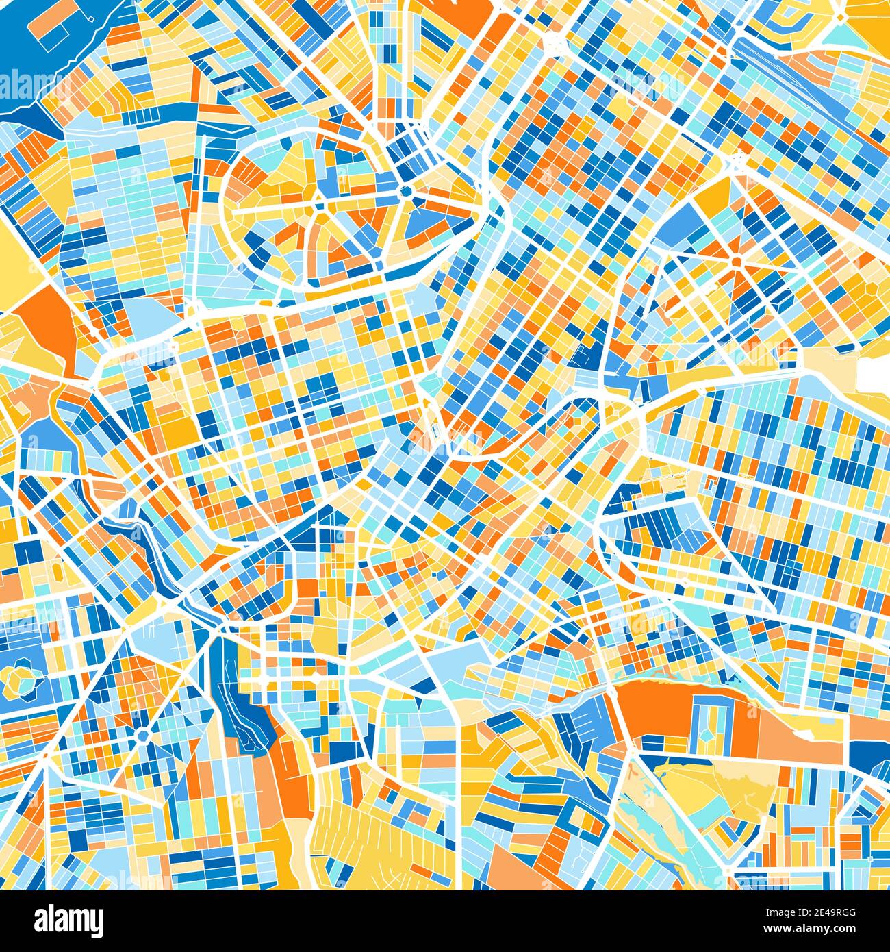 Uberlandia street map hi-res stock photography and images - Alamy