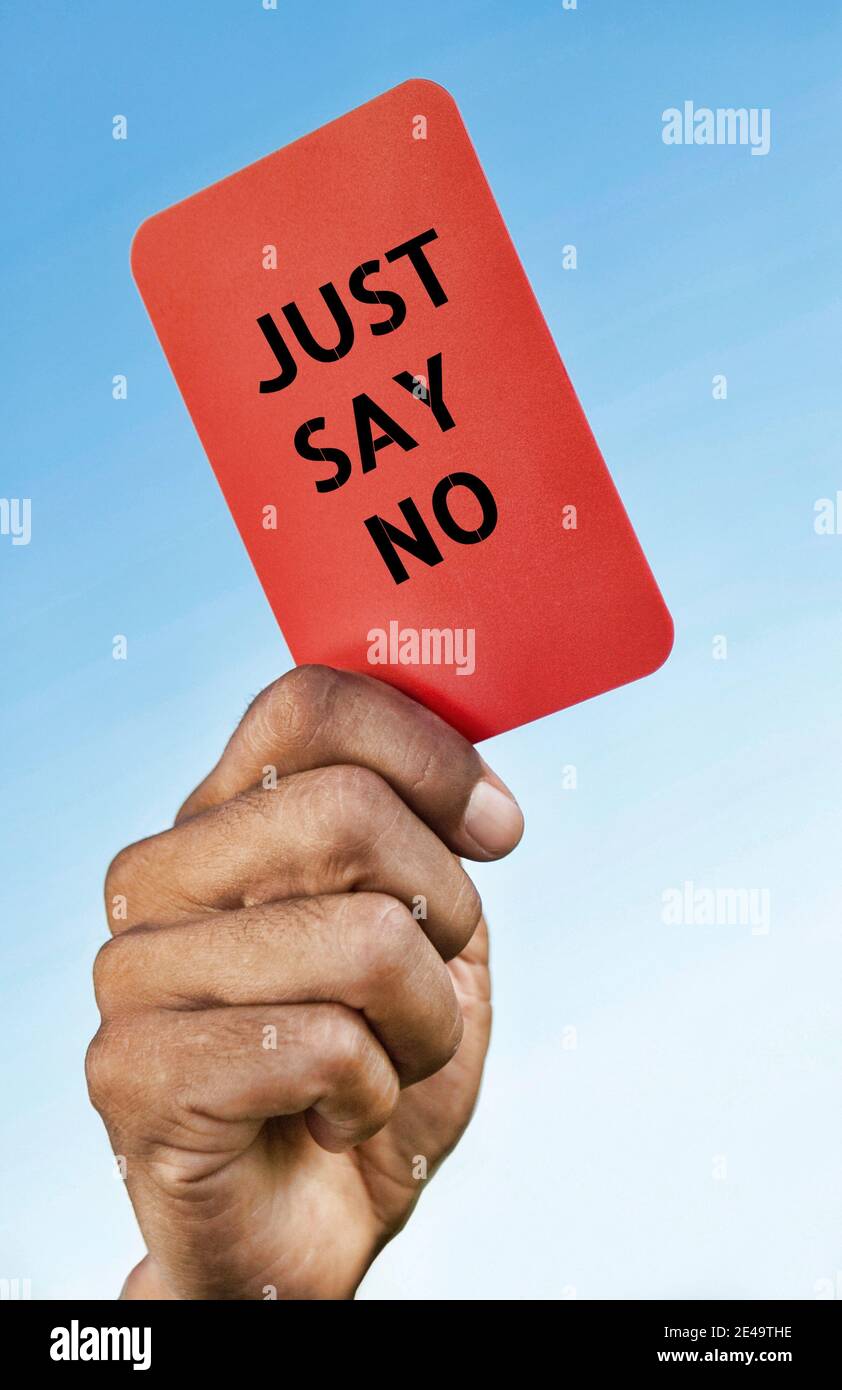 Man holding sign word yes hi-res stock photography and images - Alamy