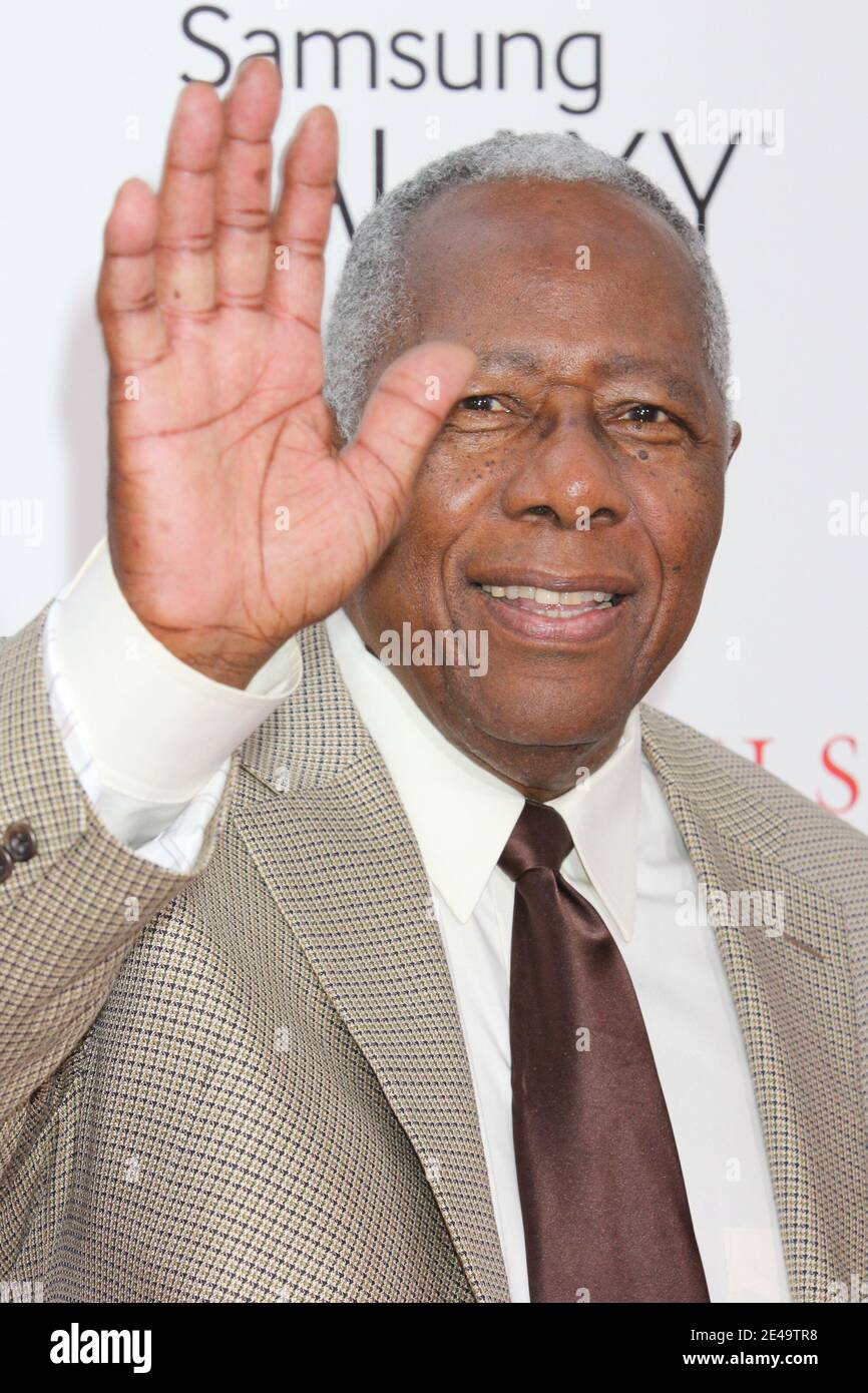 Hank Aaron attends the premiere of "Lee Daniels' The Butler" at The ...