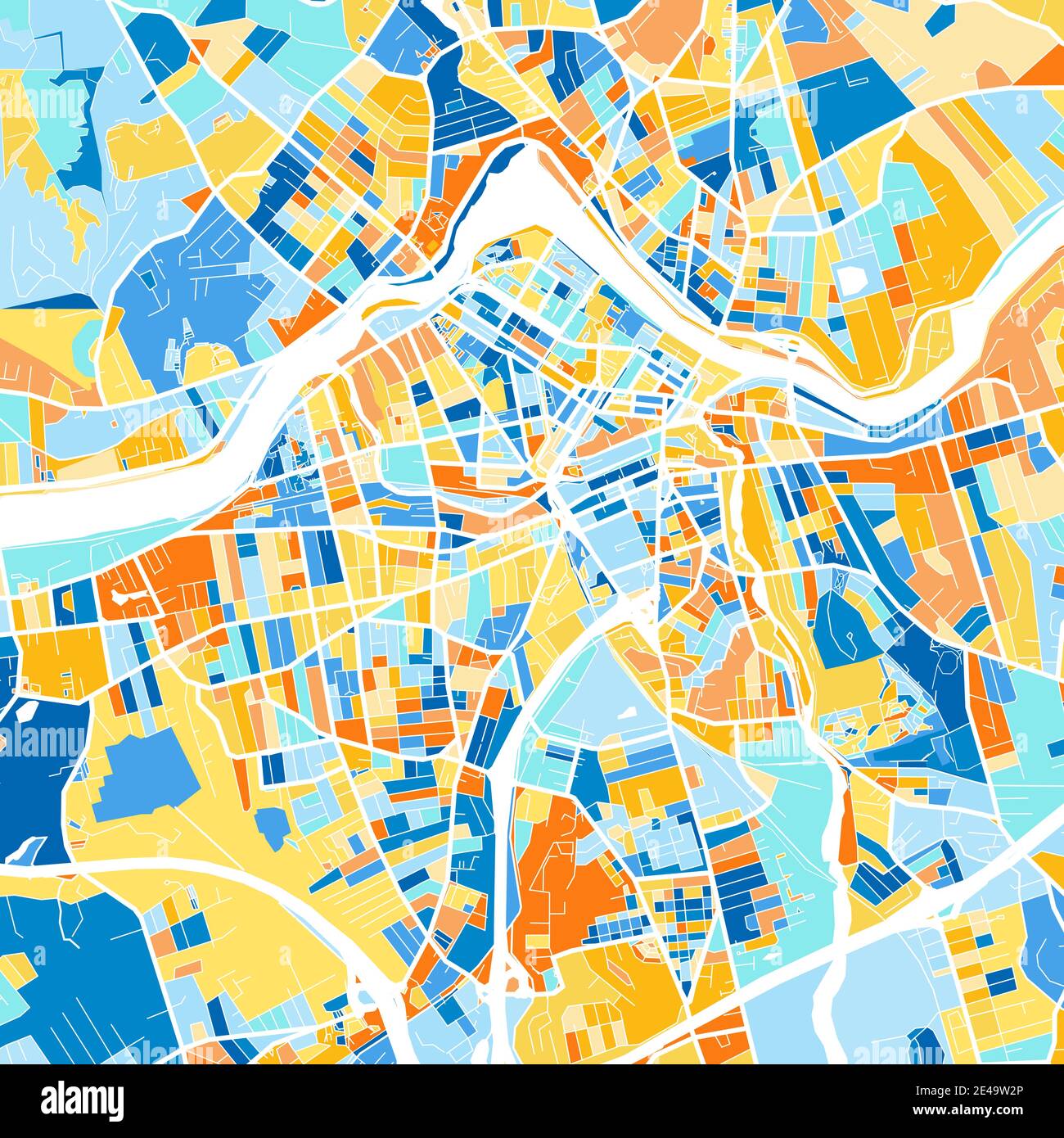 Lowell map Stock Vector Images - Alamy