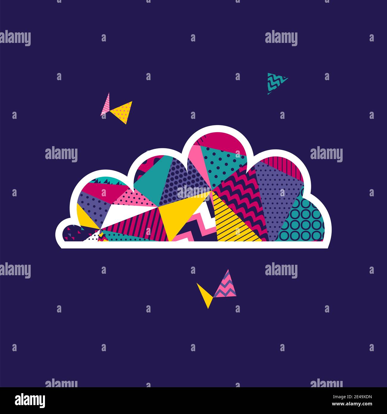 cloud vector illustration Stock Vector Image & Art - Alamy