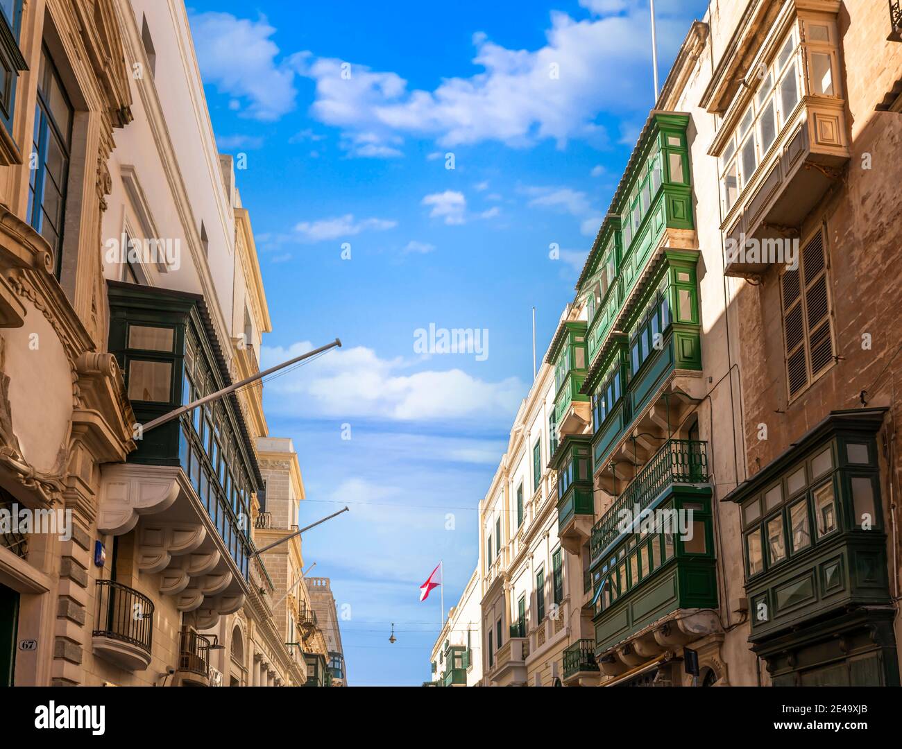 Maltese architecture typical houses malta hi-res stock photography and ...