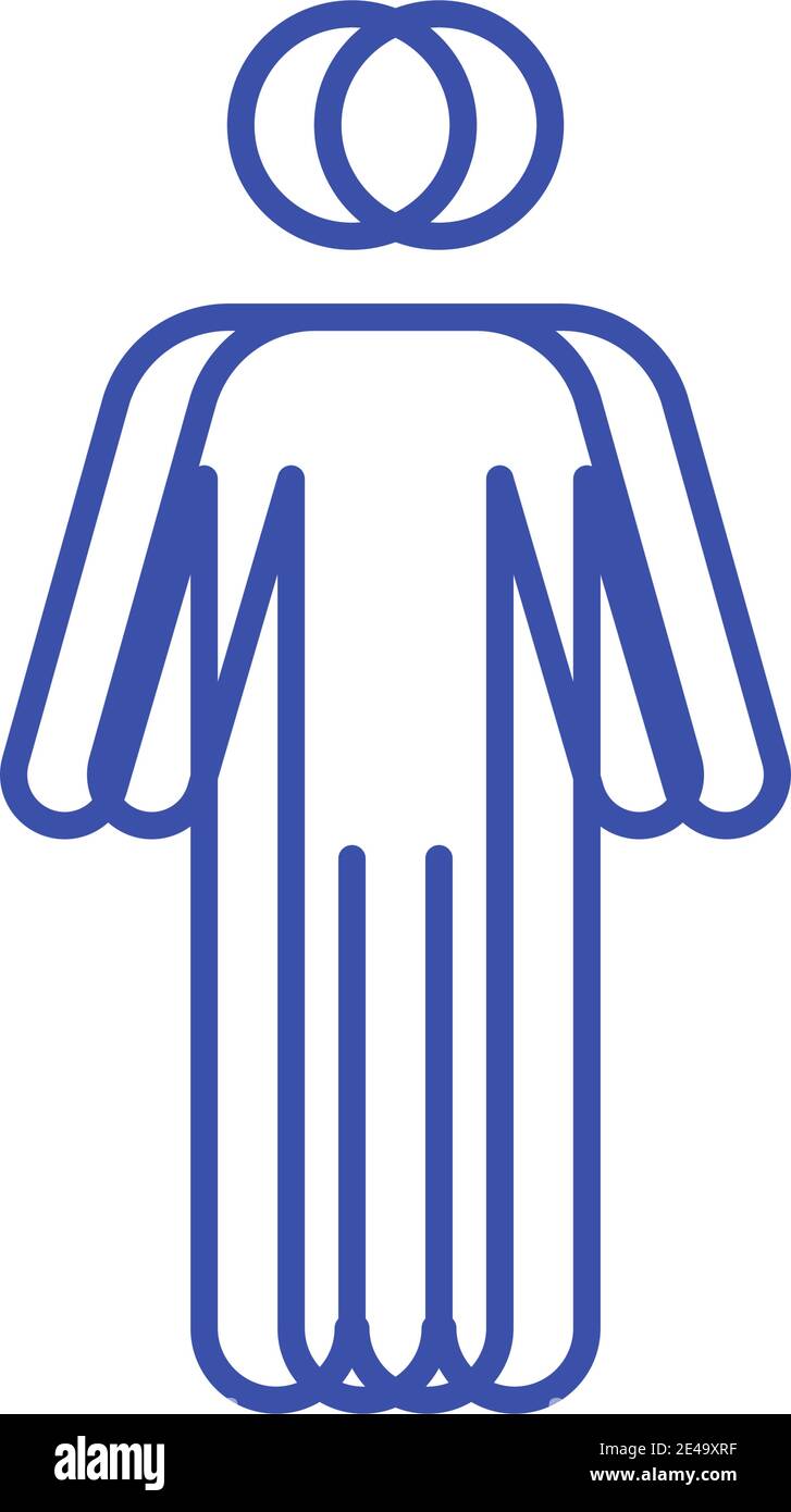 Double vision problem RGB color icon Stock Vector Image & Art - Alamy