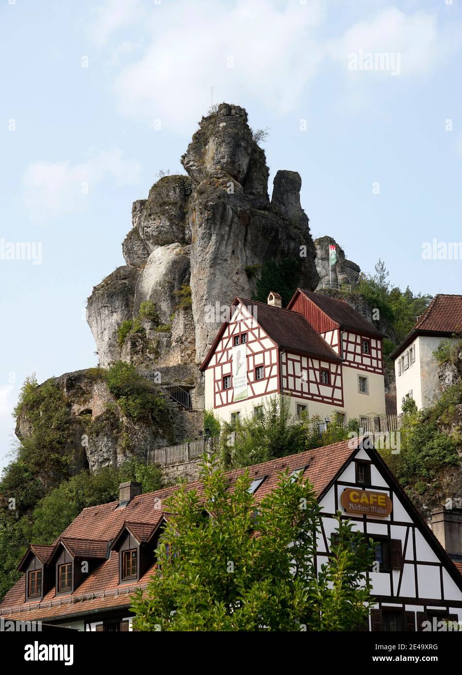 Germany, Bavaria, Middle Franconia, Franconian Switzerland, Pottenstein ...