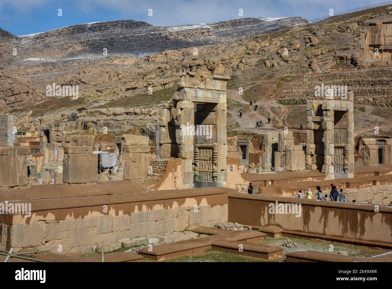Iran, Persepolis archeological site. Ruins of Persepolis Stock Photo ...