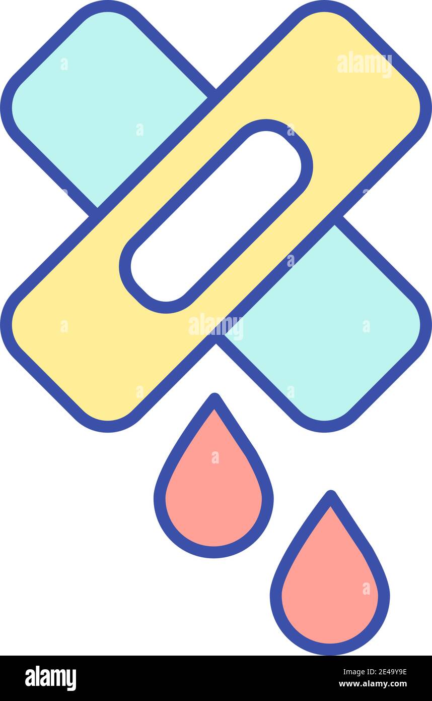 First aid RGB color icon Stock Vector Image & Art - Alamy