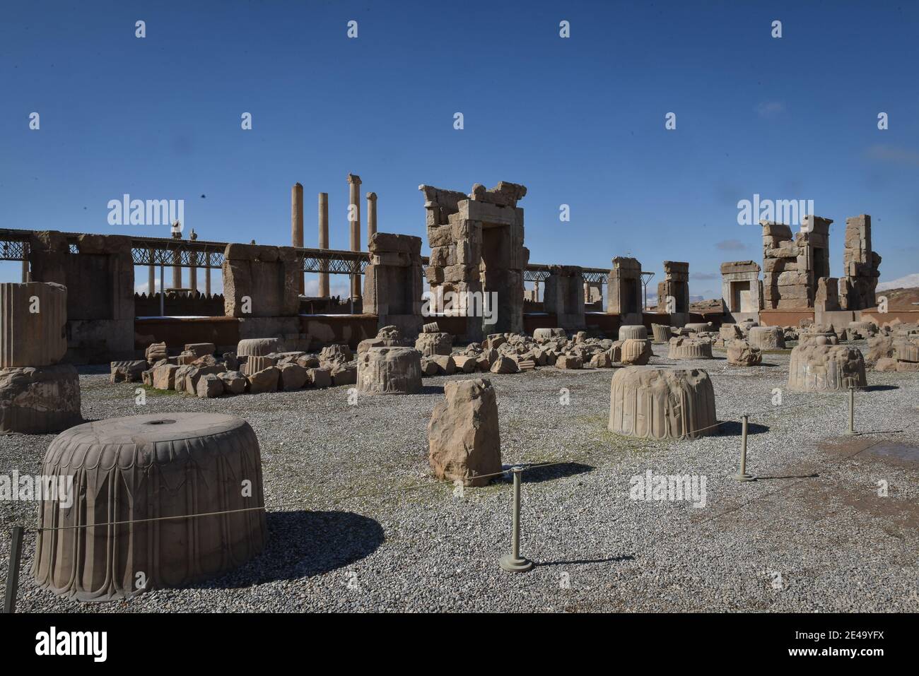 Iran, Persepolis archeological site. Ruins of Persepolis Stock Photo ...