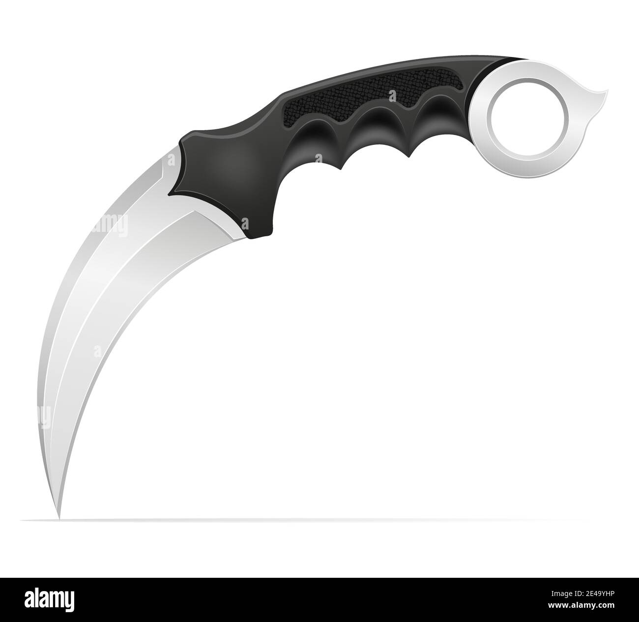 combat knife weapon for killing vector illustration isolated on ...