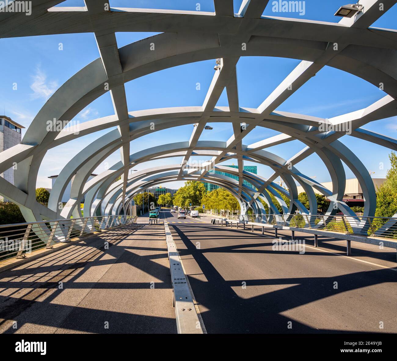 The Hans Wilsdorf bridge on the Arve river in Geneva Stock Photo - Alamy