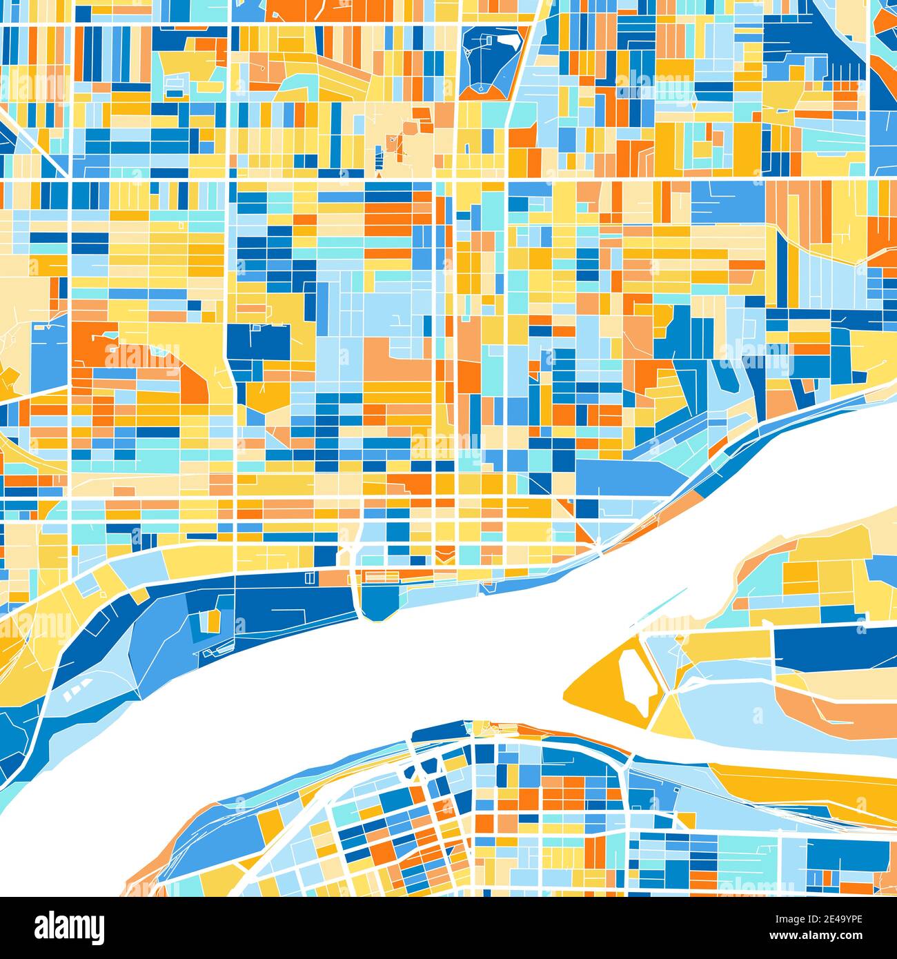 Map of davenport hi-res stock photography and images - Alamy