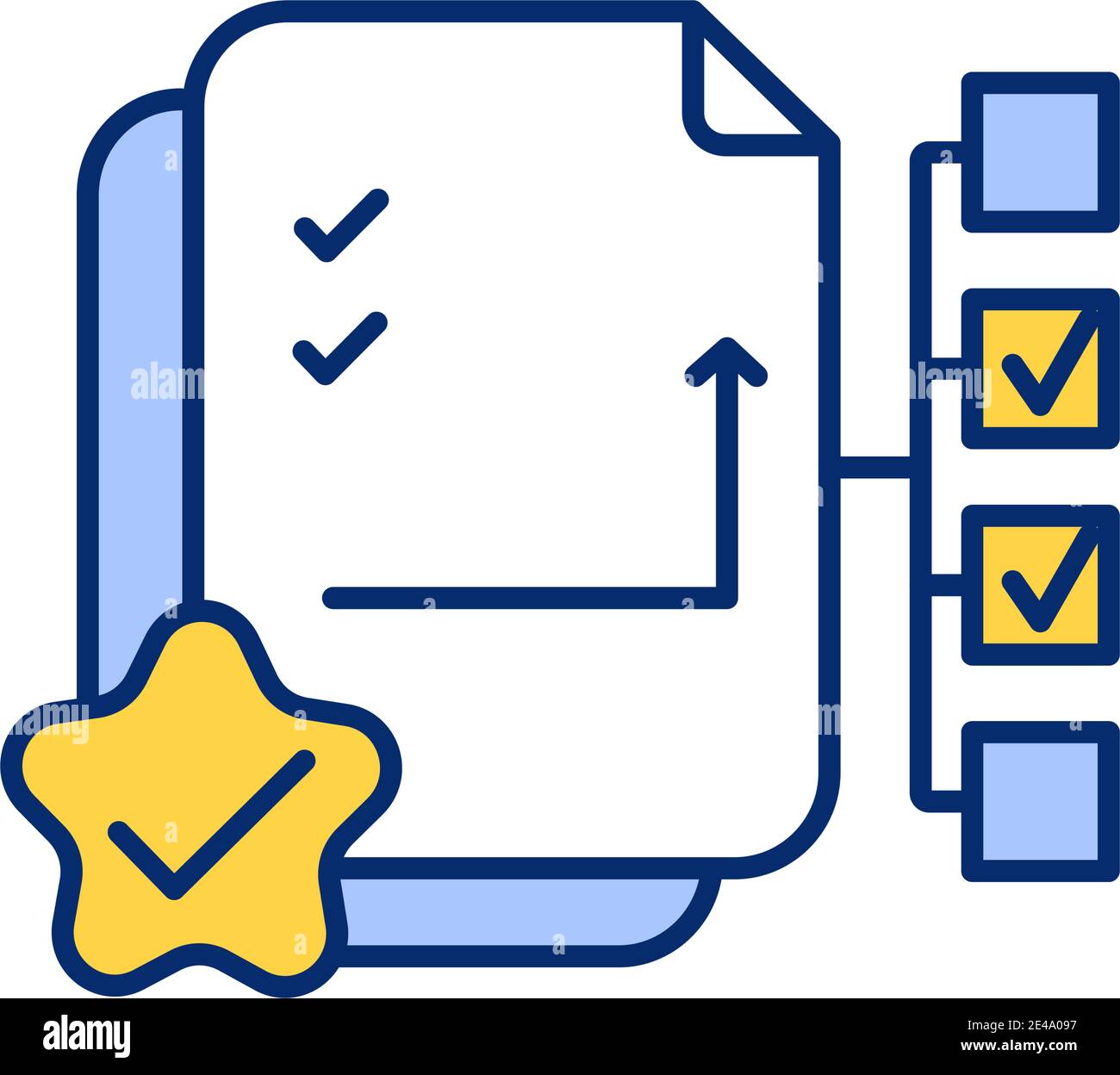 Project template RGB color icon Stock Vector Image & Art - Alamy