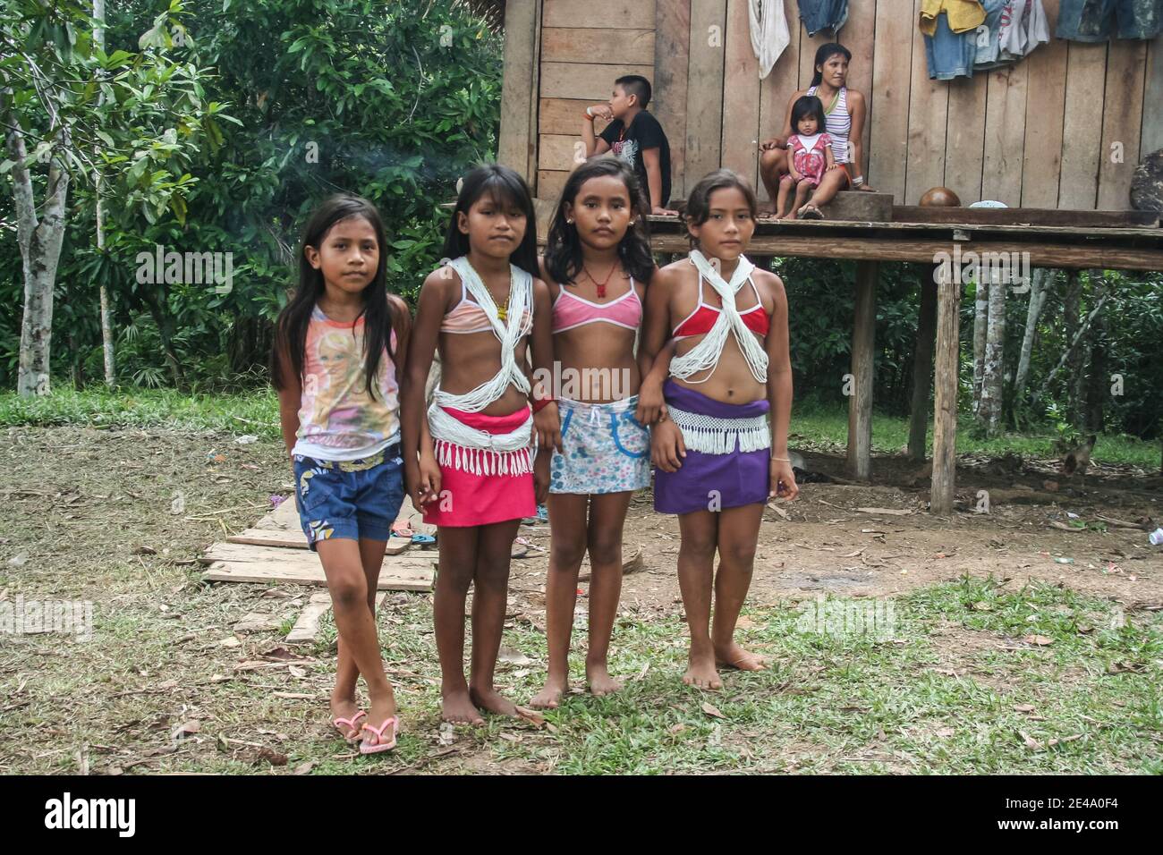 Amazon Tribe Children