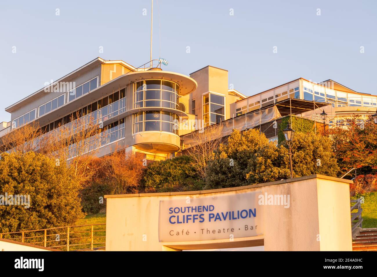 Cliffs Pavilion at Westcliff on Sea, Essex, owned by Southend Borough ...