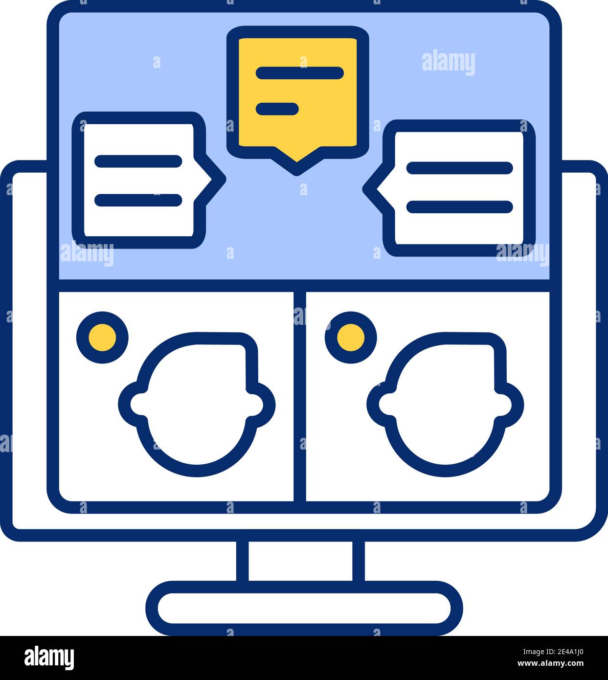 Discussion cyberspace Stock Vector Images - Alamy