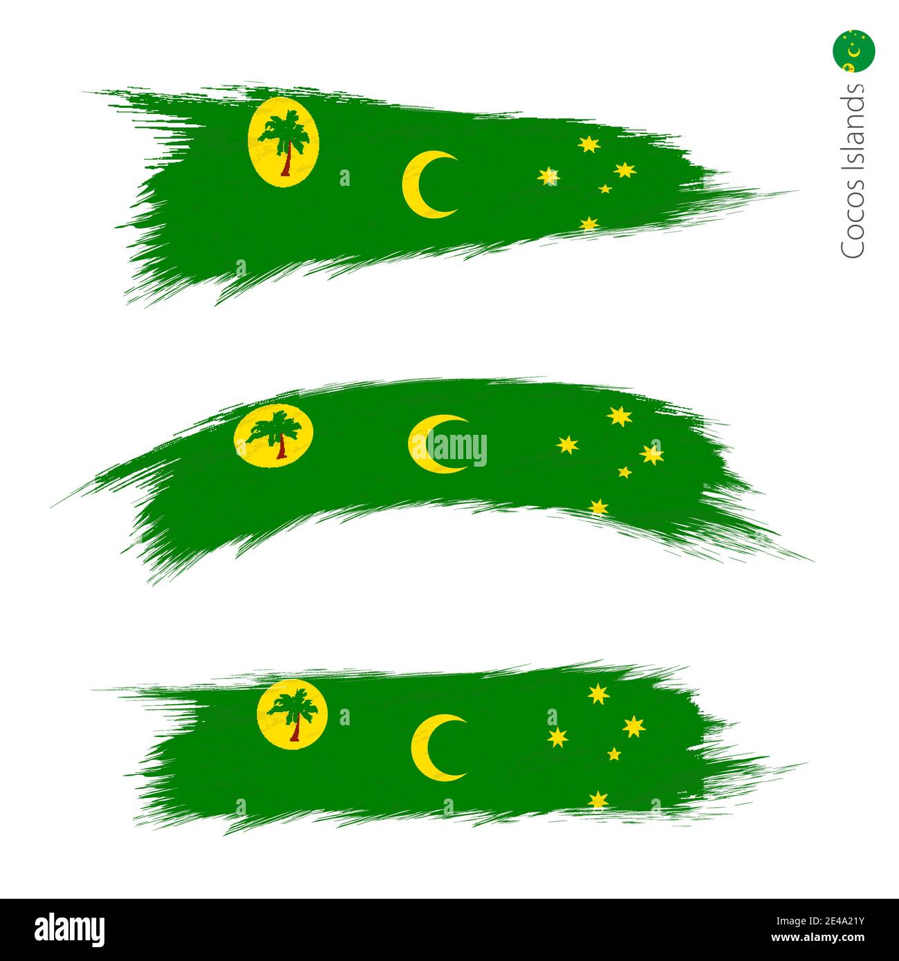 Flag of cocos Stock Vector Images - Alamy