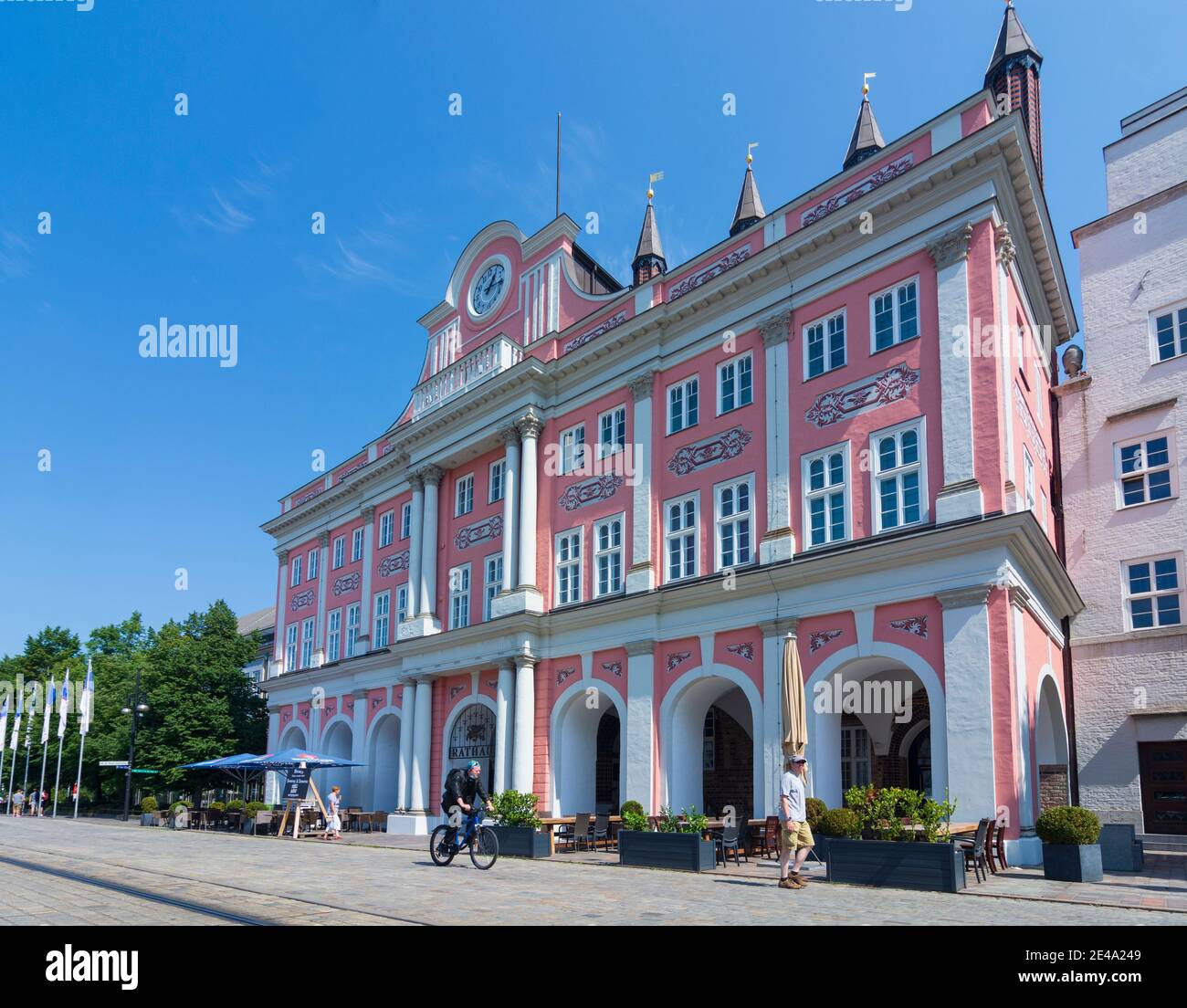Rostock town hall hi-res stock photography and images - Alamy