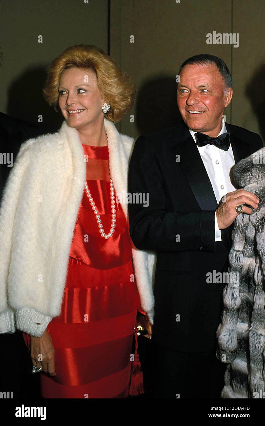 Frank Sinatra And Barbara Sinatra 1983 Credit: Ralph Dominguez ...