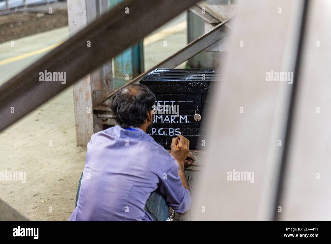 Loco pilot indian railway hi-res stock photography and images - Alamy