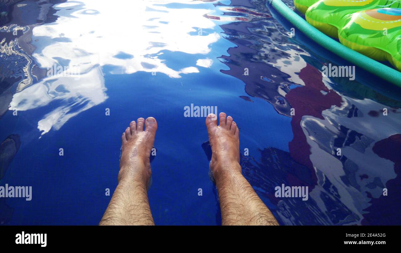 Water reflection, feet, abstract, São Paulo, Brazil Stock Photo - Alamy