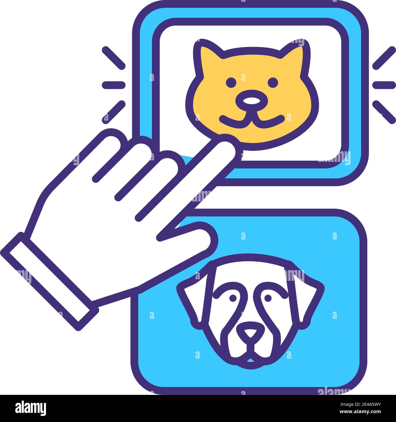 Animal pick Stock Vector Images - Alamy