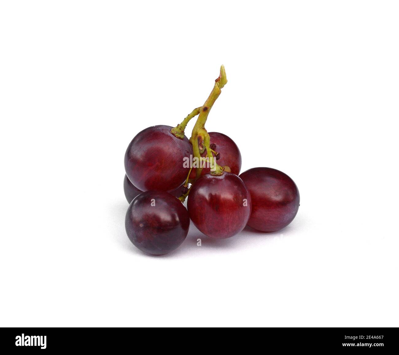 A bunch of overripe grapes isolated on white background Stock Photo - Alamy