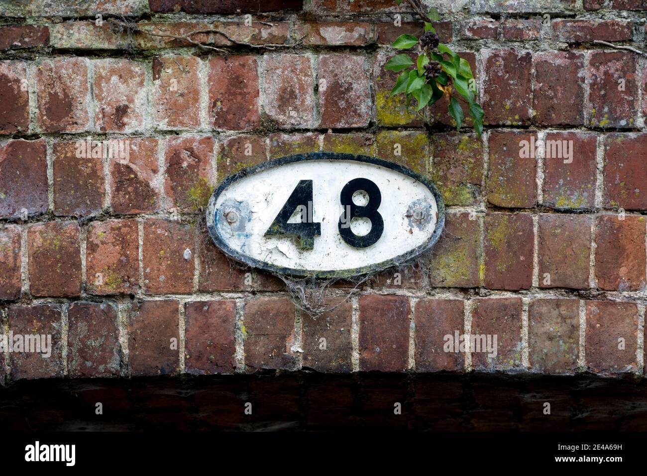 Bridge number 48 plate, Grand Union Canal, Warwick, Warwickshire ...