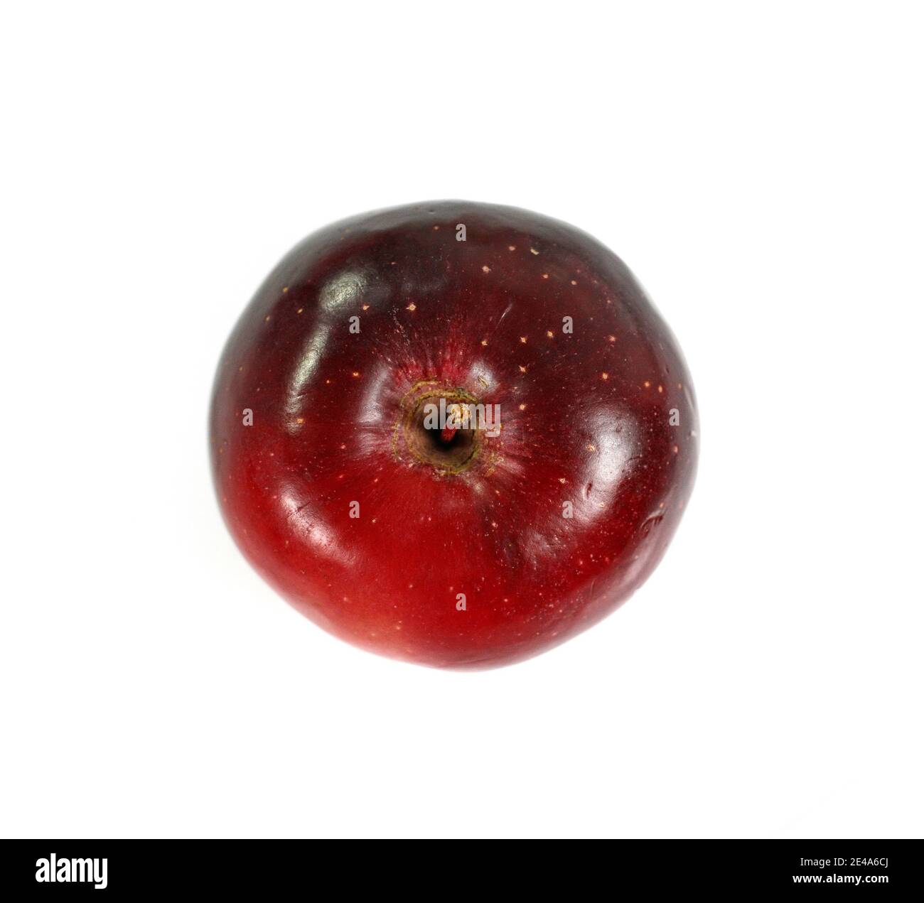 Dark Red apple isolated on white Stock Photo - Alamy