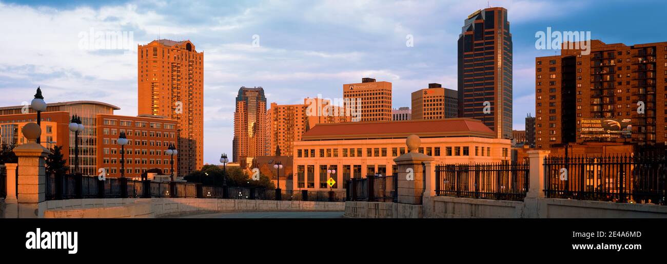 Skyscrapers in a city, St. Paul, Minnesota, USA Stock Photo - Alamy