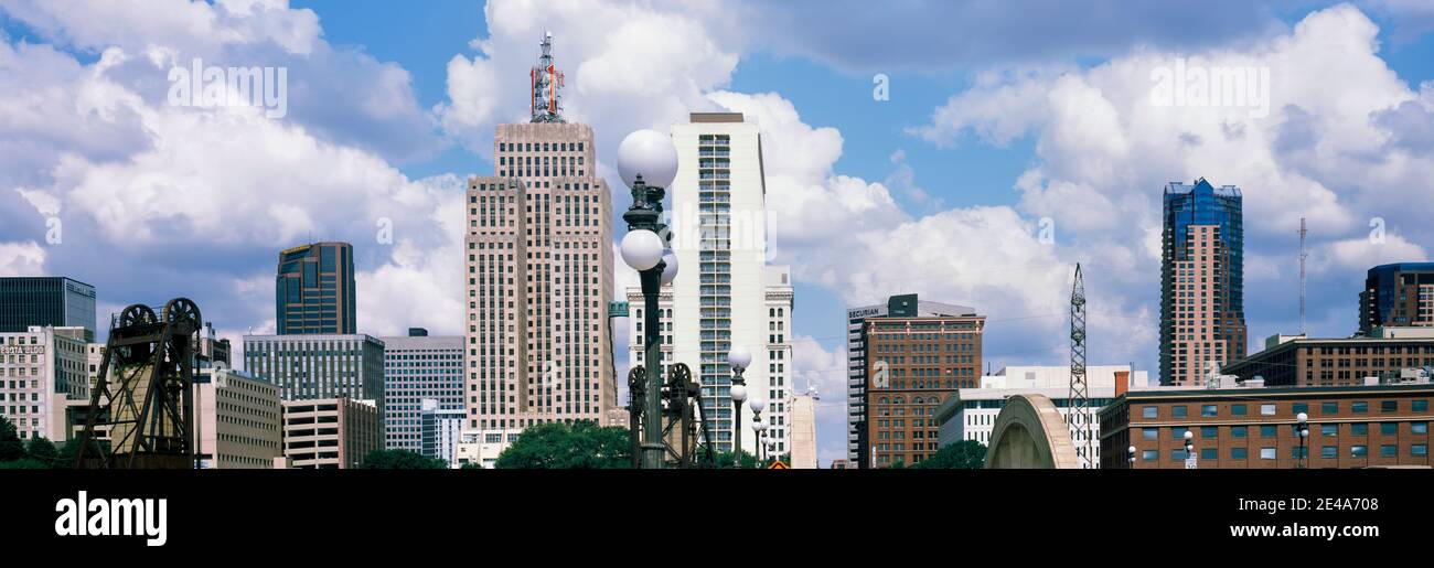 Skyscrapers in a city, St. Paul, Minnesota, USA Stock Photo - Alamy