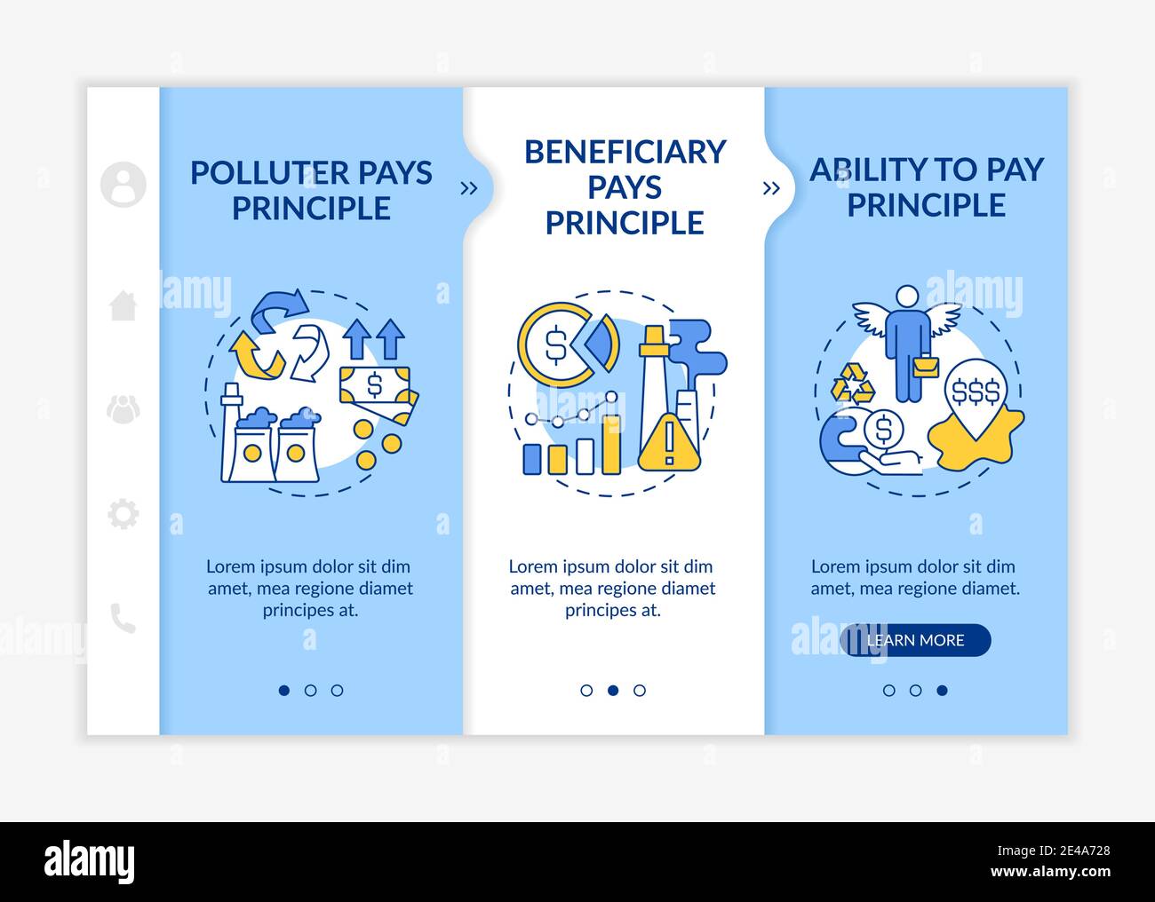 Developing countries onboarding vector template Stock Vector Image ...