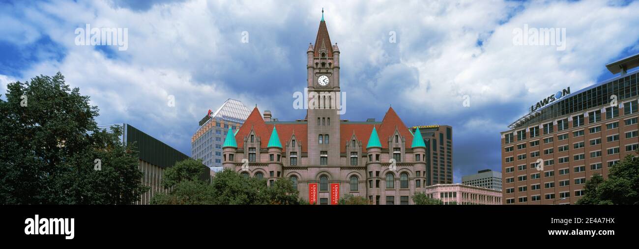 Buildings in a city, Landmark Center, St. Paul, Minnesota, USA Stock ...