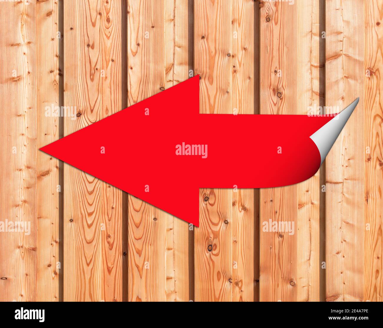 Red directional arrow hi-res stock photography and images - Alamy