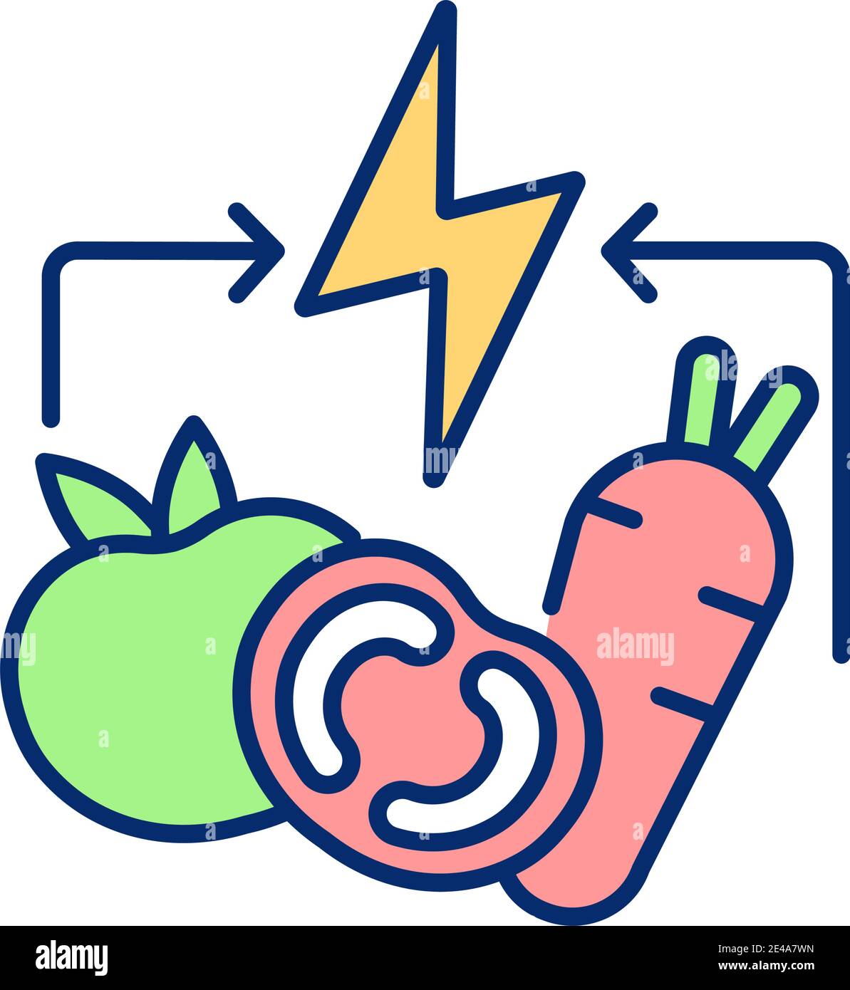 Sustainable food source Stock Vector Images - Alamy