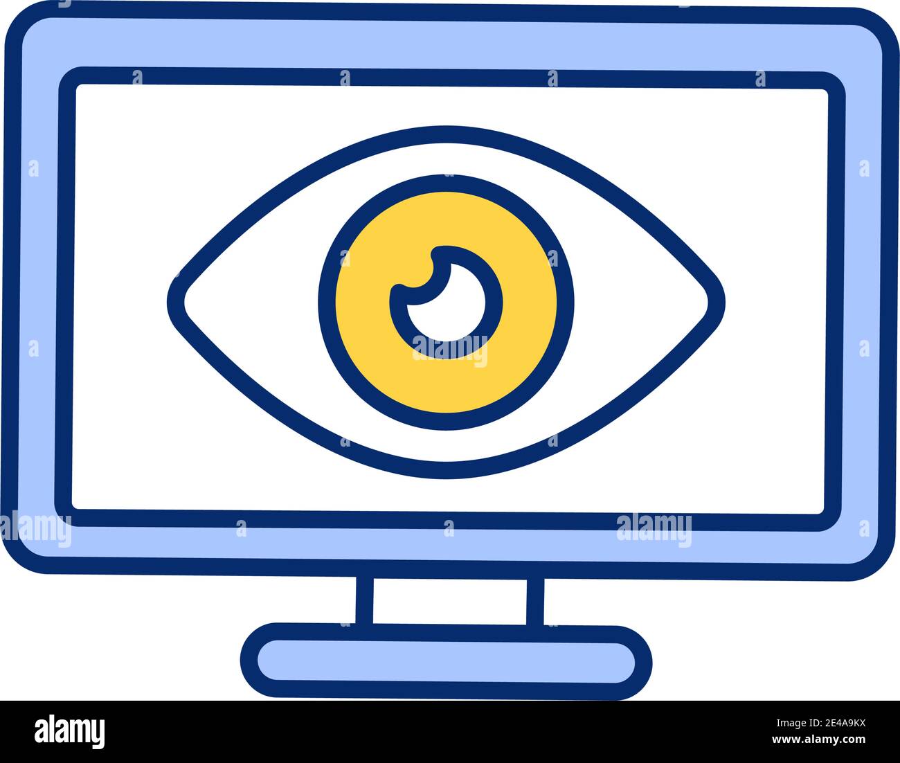 Intrusion on privacy Stock Vector Images - Alamy