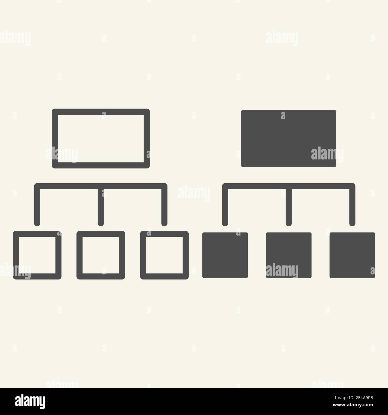 Chart line and glyph icon. Infographic vector illustration isolated on ...
