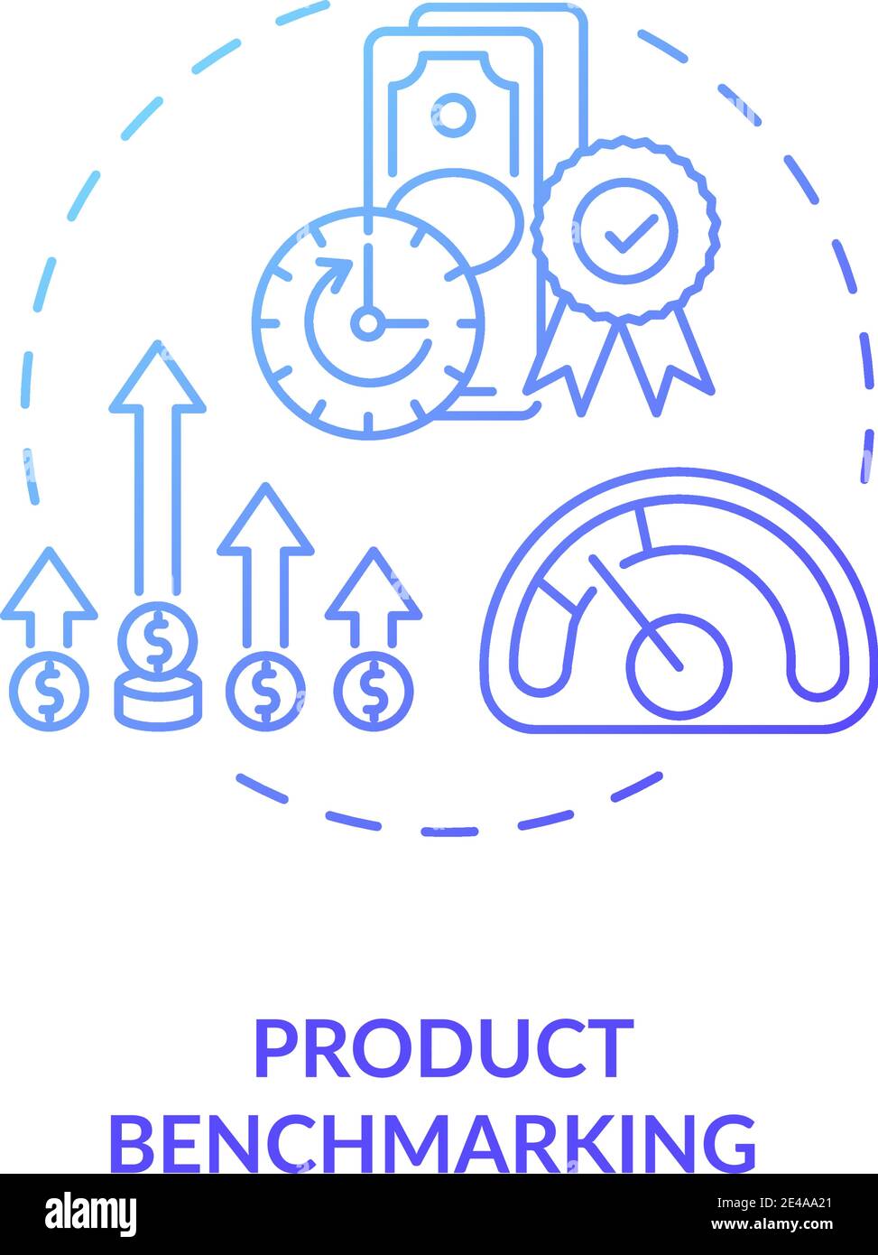 Product benchmarking concept icon Stock Vector Image & Art - Alamy