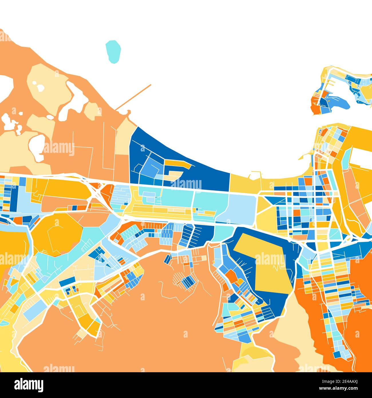 Printable map art Stock Vector Images - Alamy